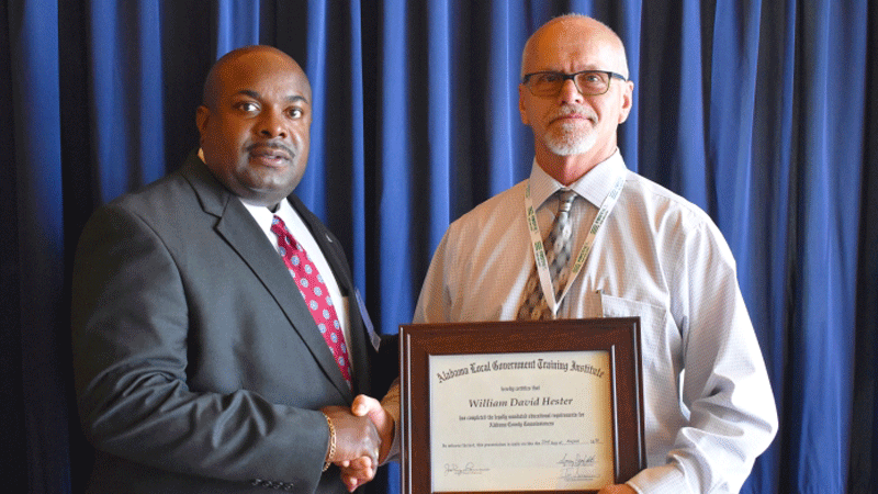 Commissioner David Hester completes professional development - Franklin ...