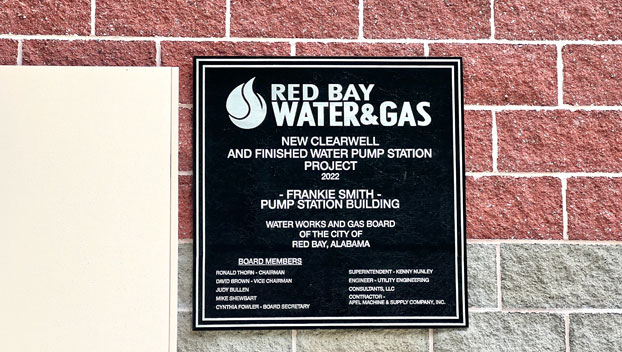 Red Bay dedicates new clearwell, pump station in memory of Frankie ...