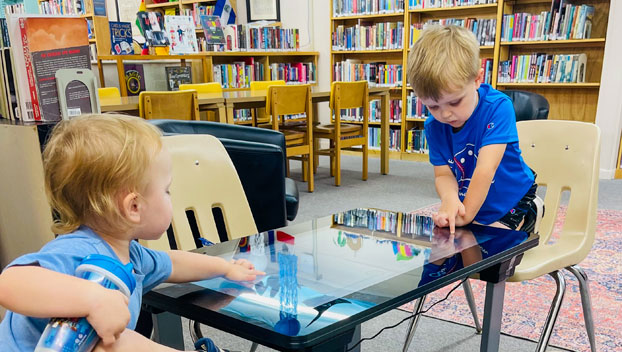 RPL gets electronic game board, tabletop activity stations - Franklin ...
