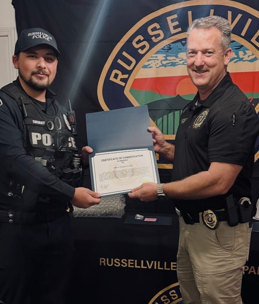Russellville PD honors 10 for achievements - Franklin County Times